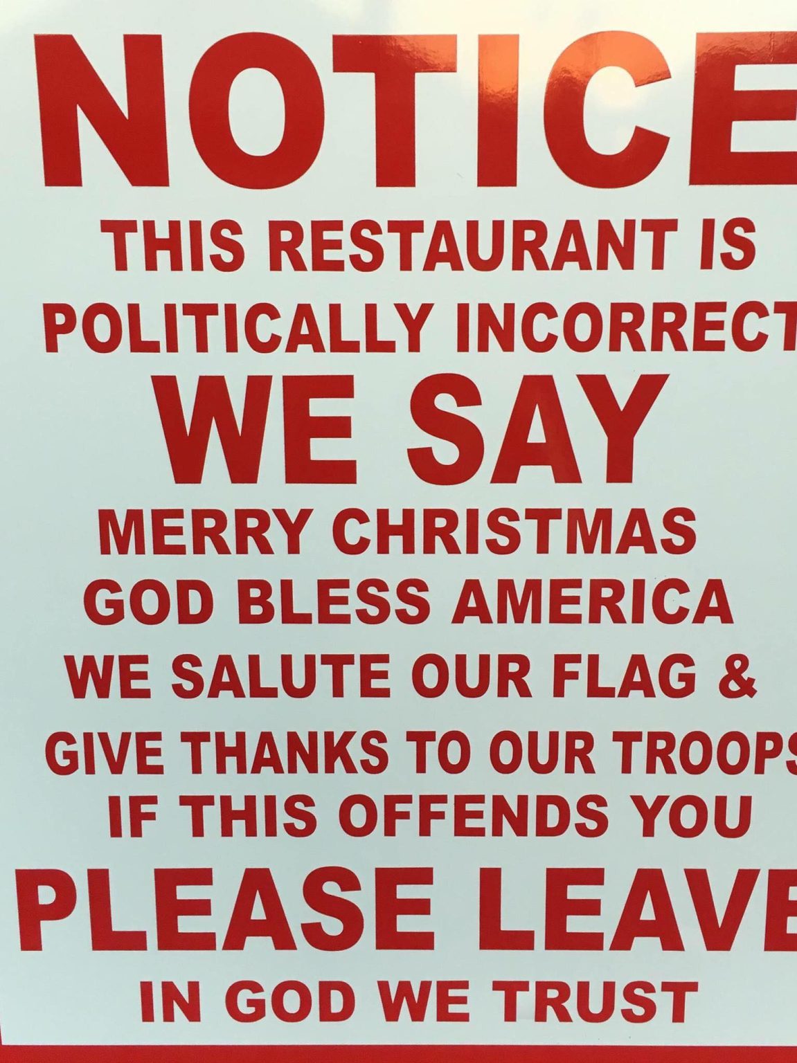 Wisconsin Dairy Queen puts up 'politically incorrect' sign, owner ...
