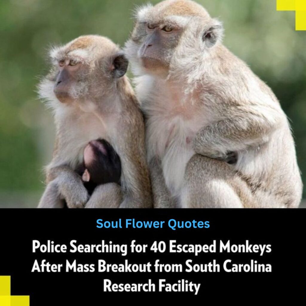 Police Searching for 40 Escaped Monkeys After Mass Breakout from South ...